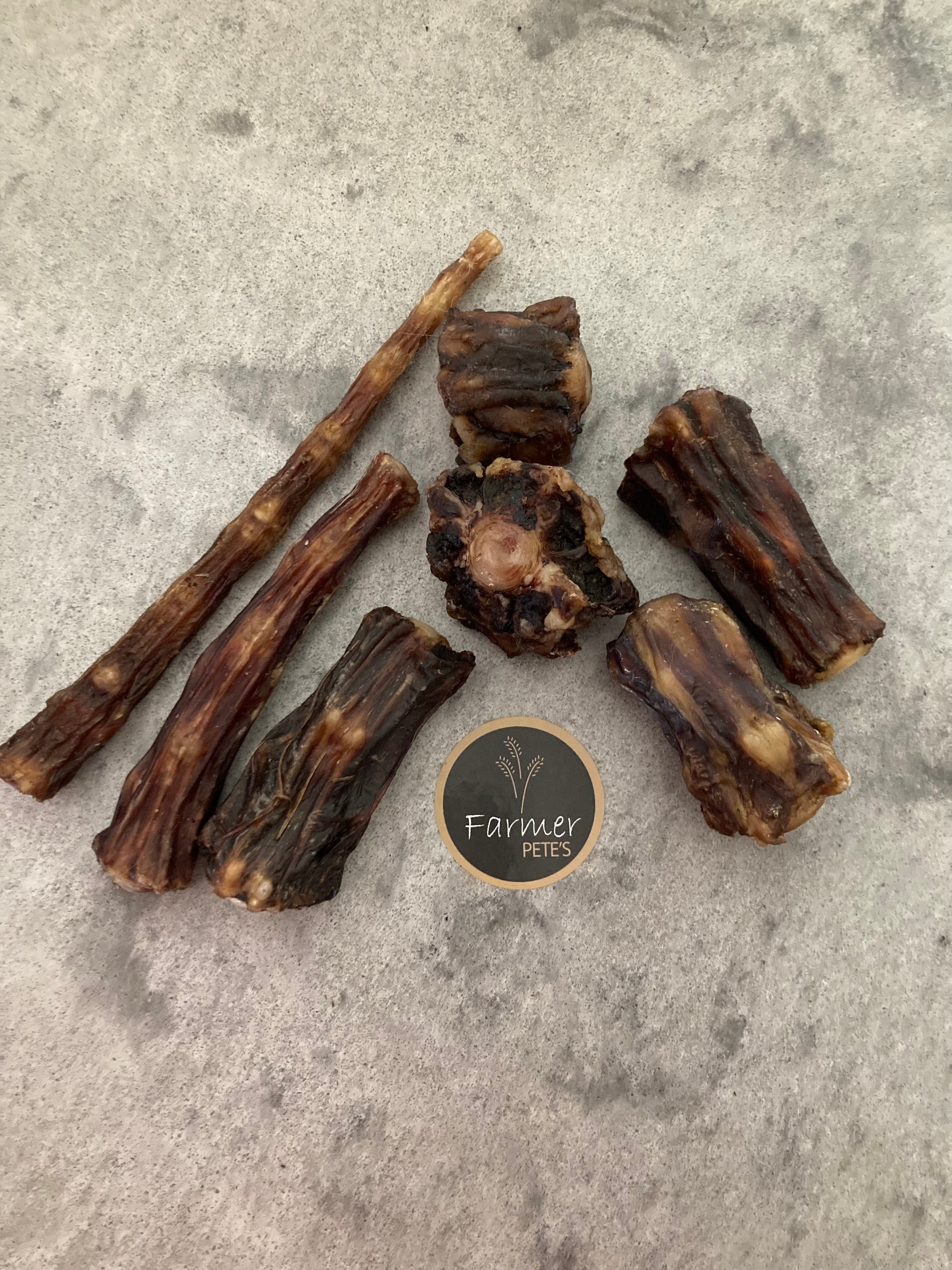 Beef Tail Chunks Doggy Treats | Real Meaty Bits! – Farmer Pete's