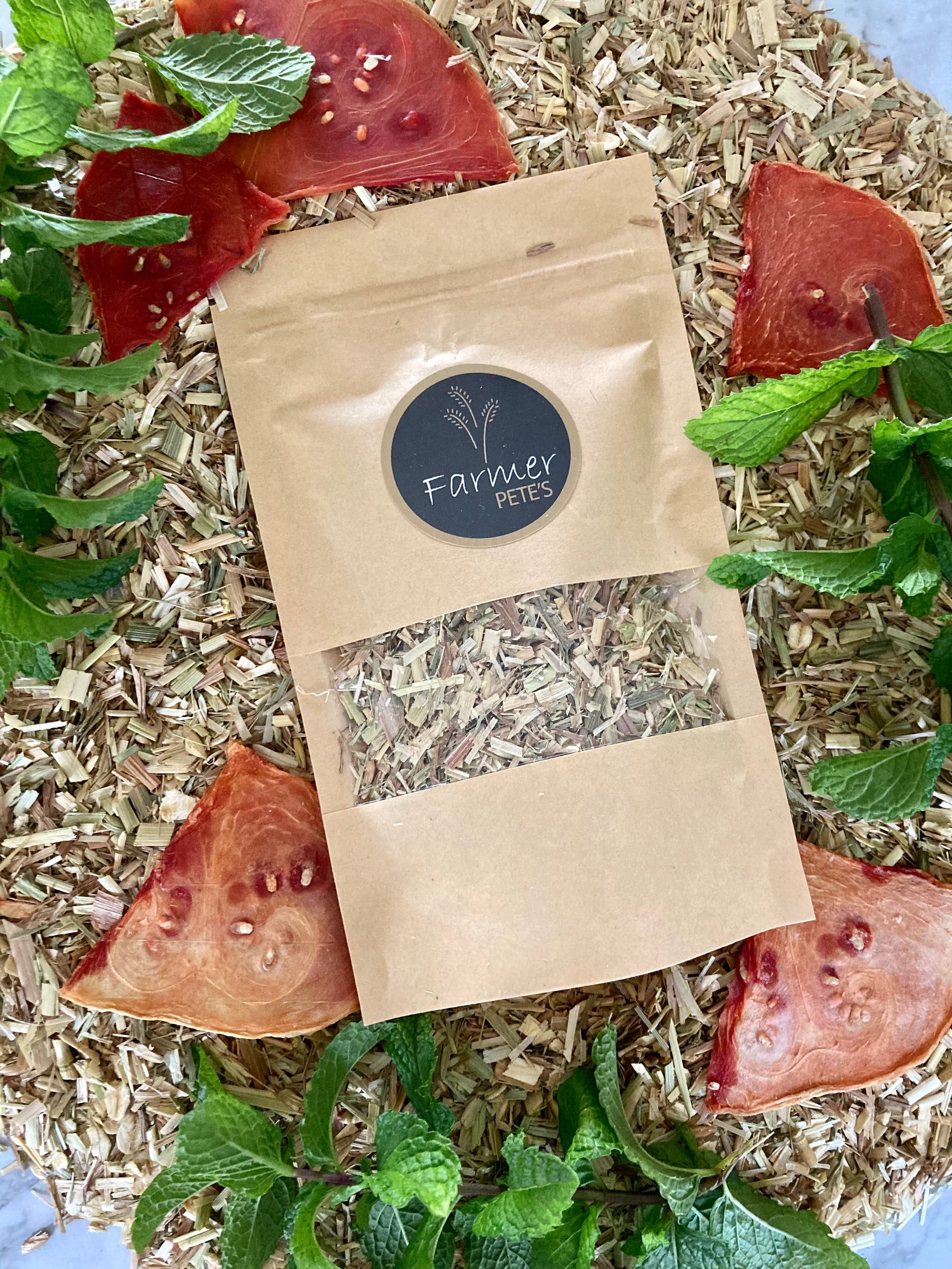 Mint-Melon Oaten Hay Chaff Sprinkles – Farmer Pete's